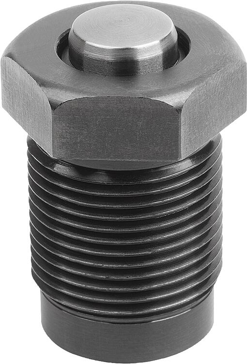 norelem - Cilindros enroscables hidráulicos con retroceso por muelle y ...